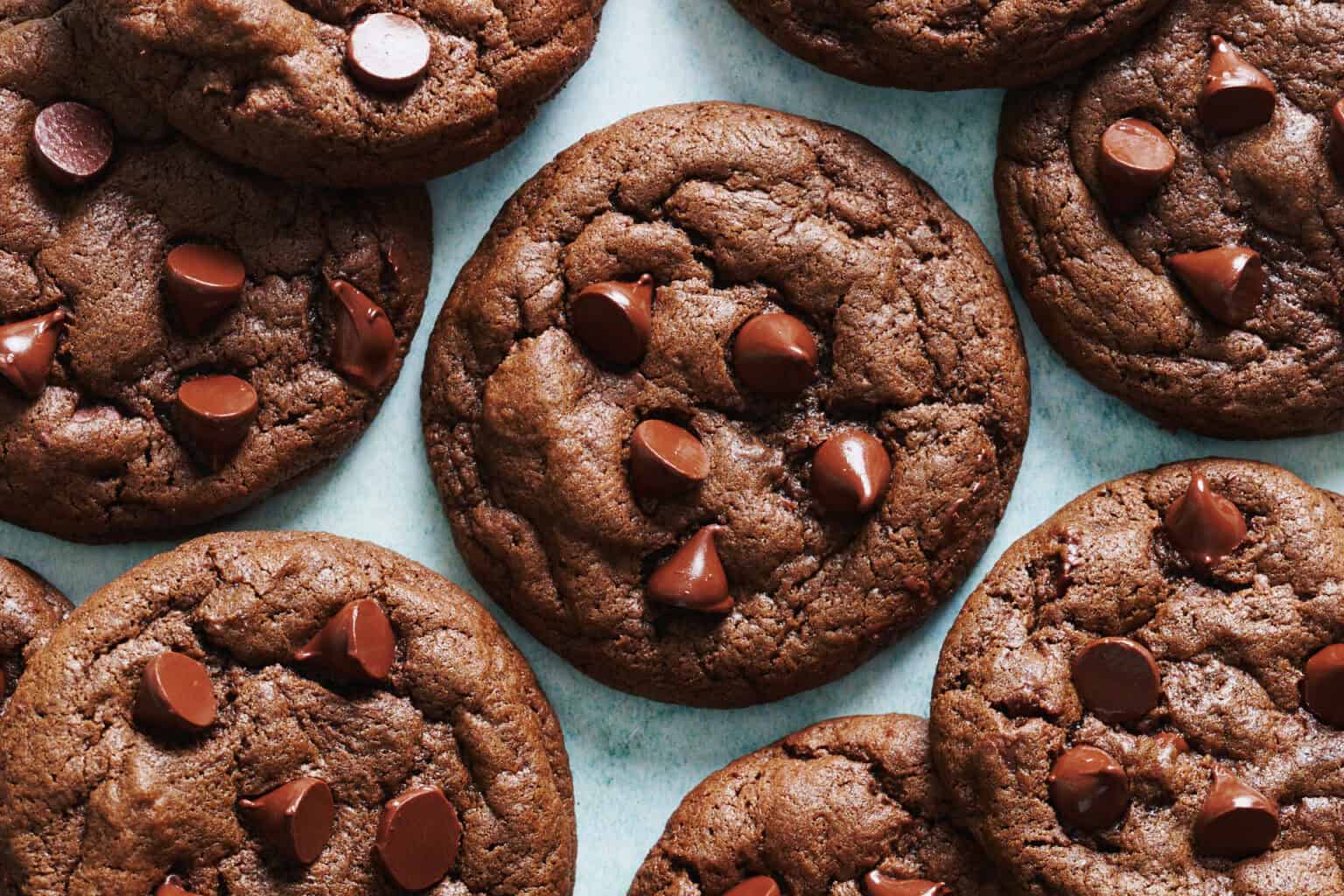 Double Chocolate Chip Cookies (Soft Baked!)